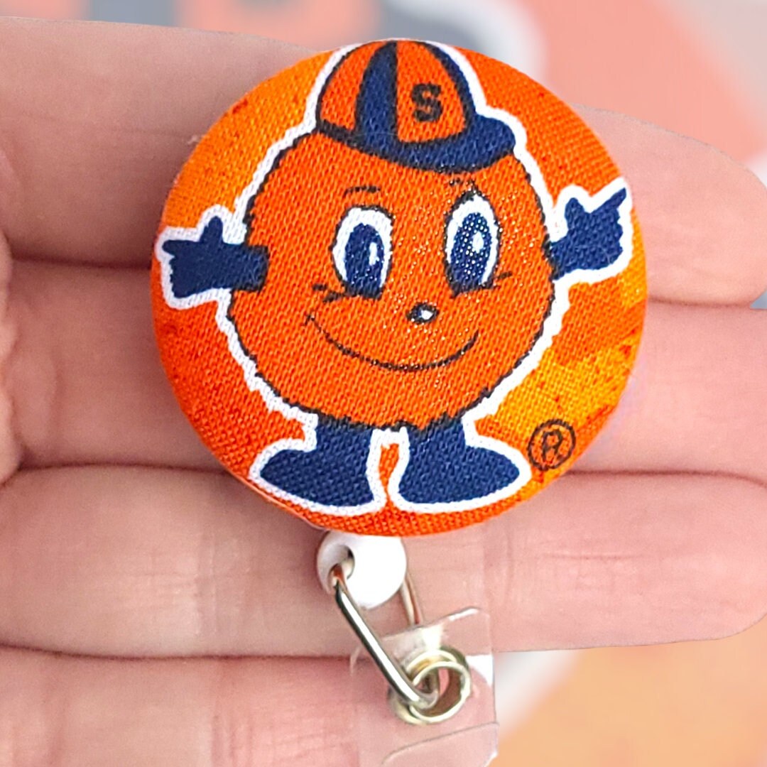 Go Orange / Syarcuse University / SU / Swappable / Tag / Badge Reel - Etsy