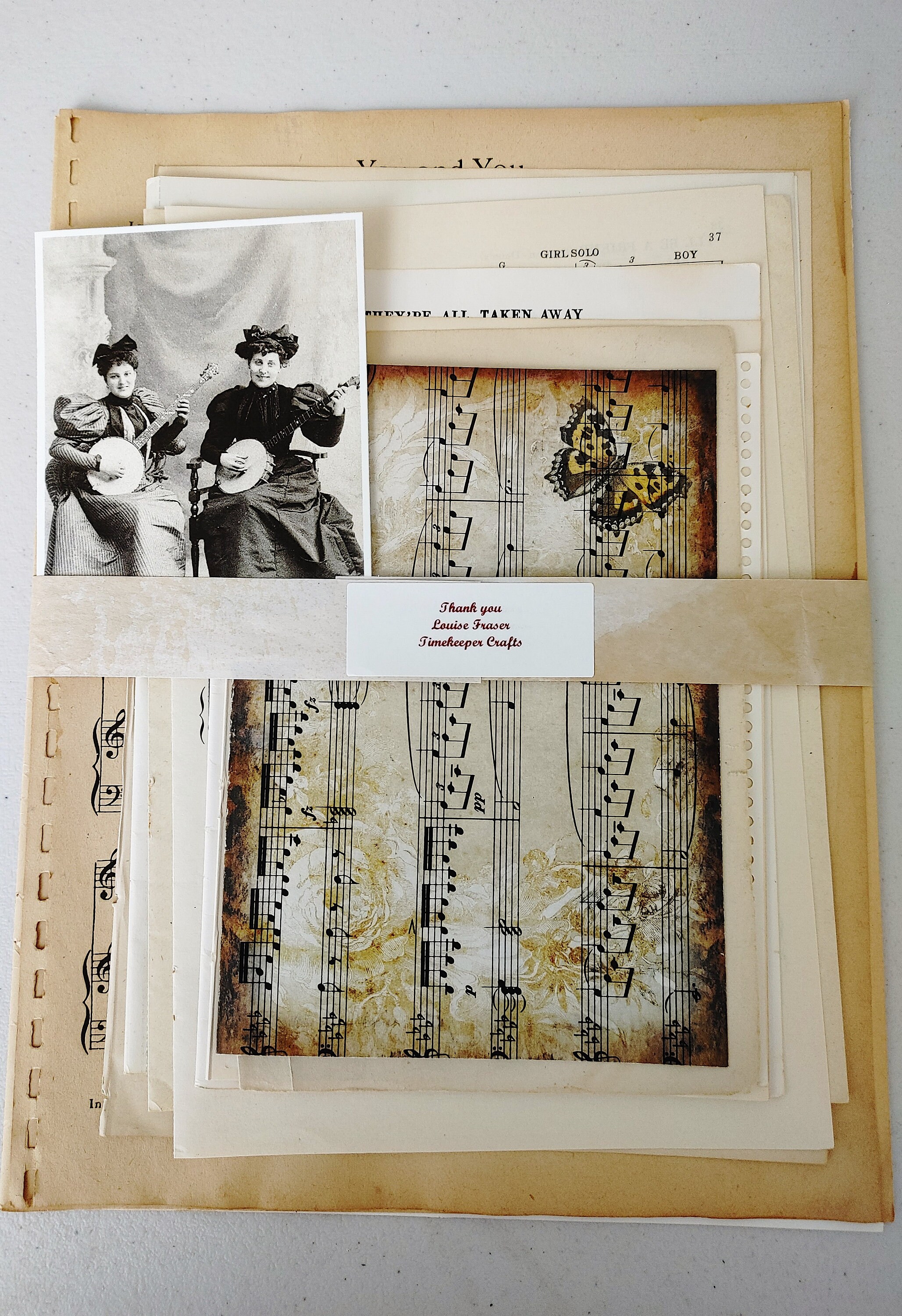 Junk Journal Music Pack - Etsy