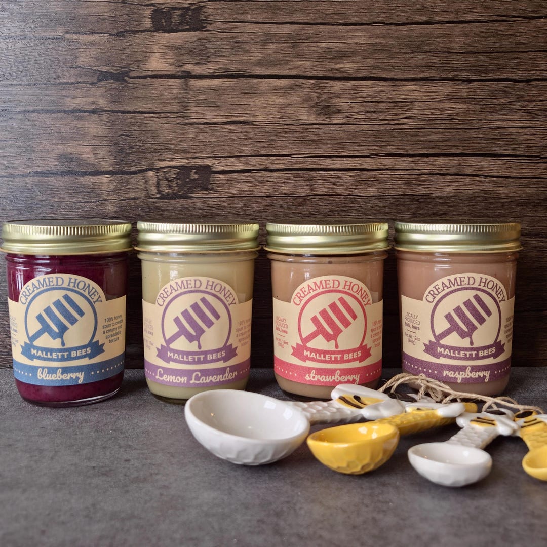 Sampler Pack | Raw Creamed Honey - Etsy