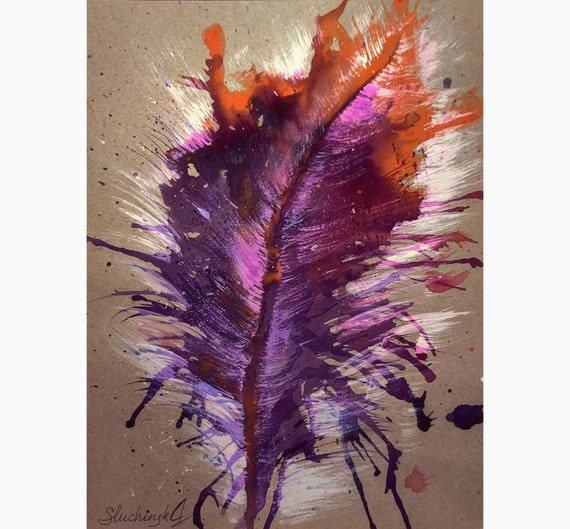 Pintura De Acuarela De Plumas Ilustración De Plumas Azules Y Blancas,
