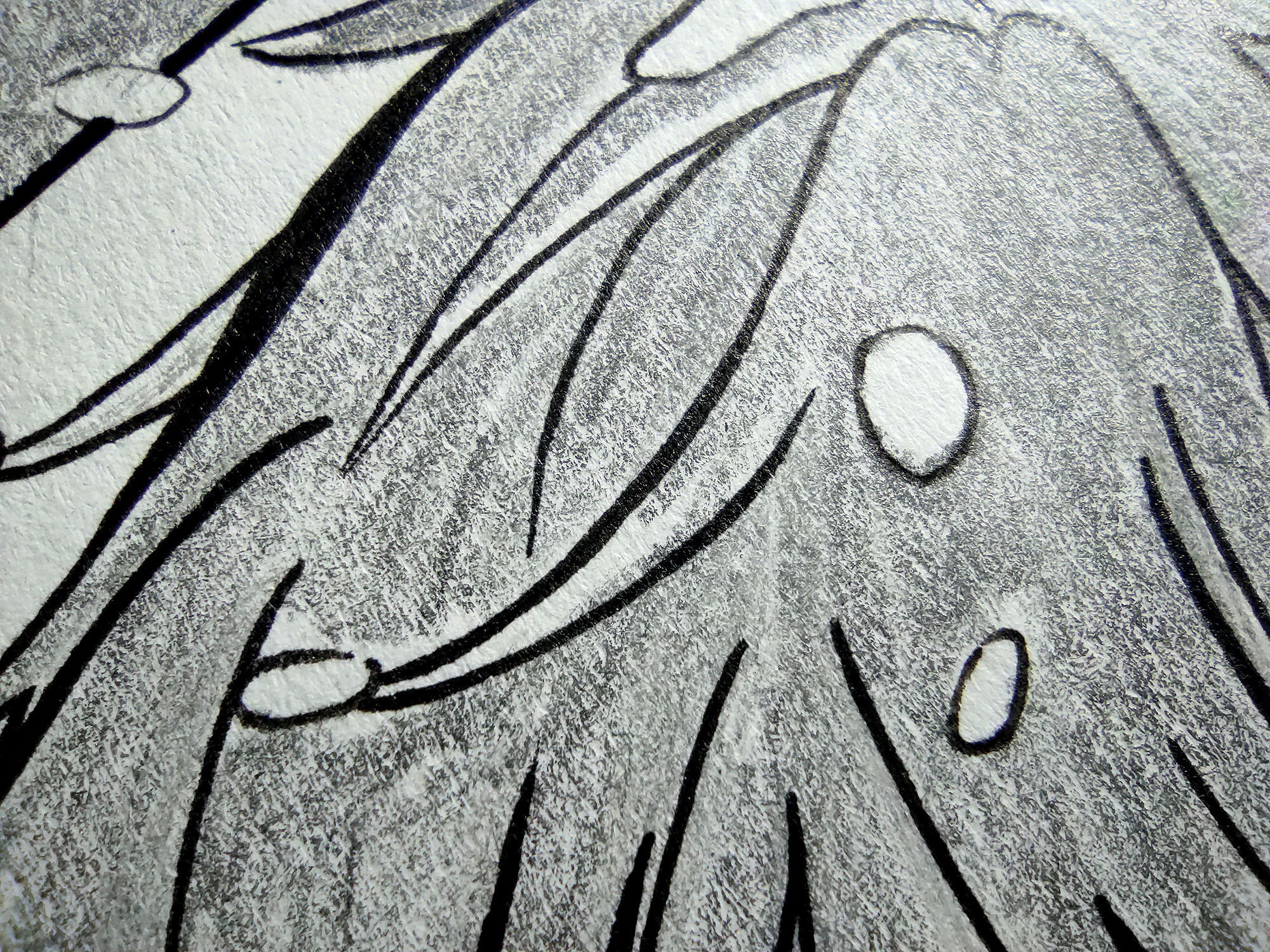 Manga Drawing Original Ink Anime Art Love Artwork Contemporary - Etsy