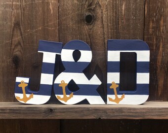 Nautical letters | Etsy
