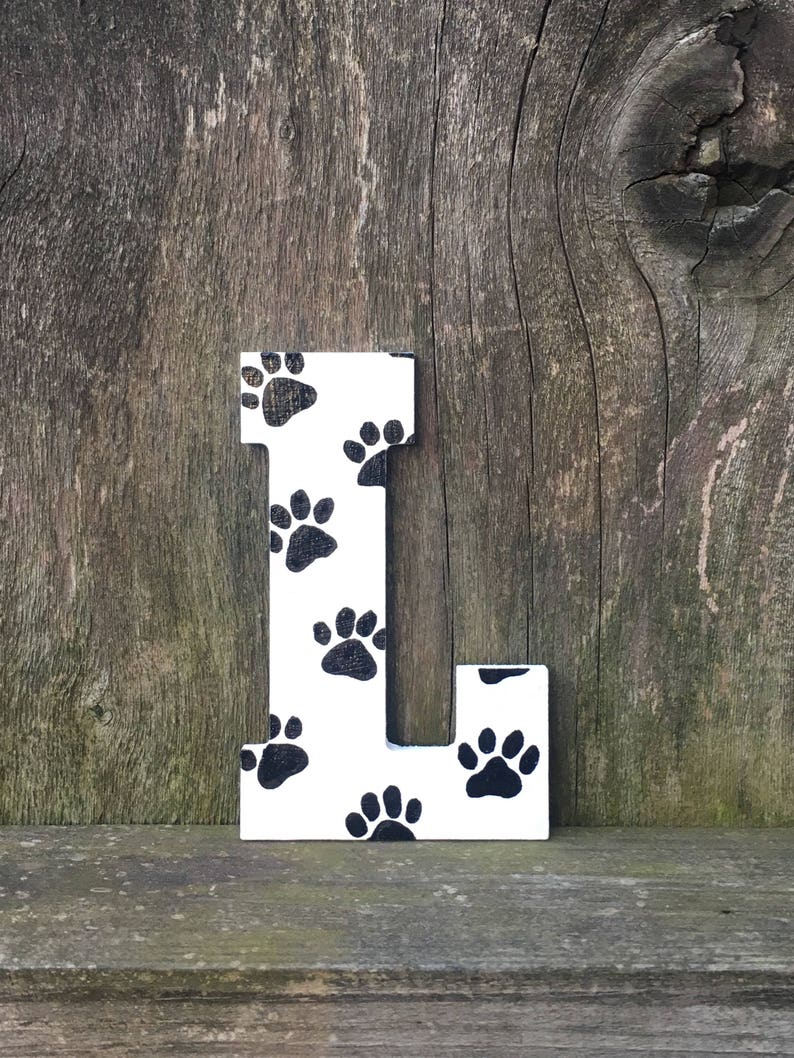 Paw Print Letters Paw Prints Dog Paw Print Cat Paw Prints - Etsy