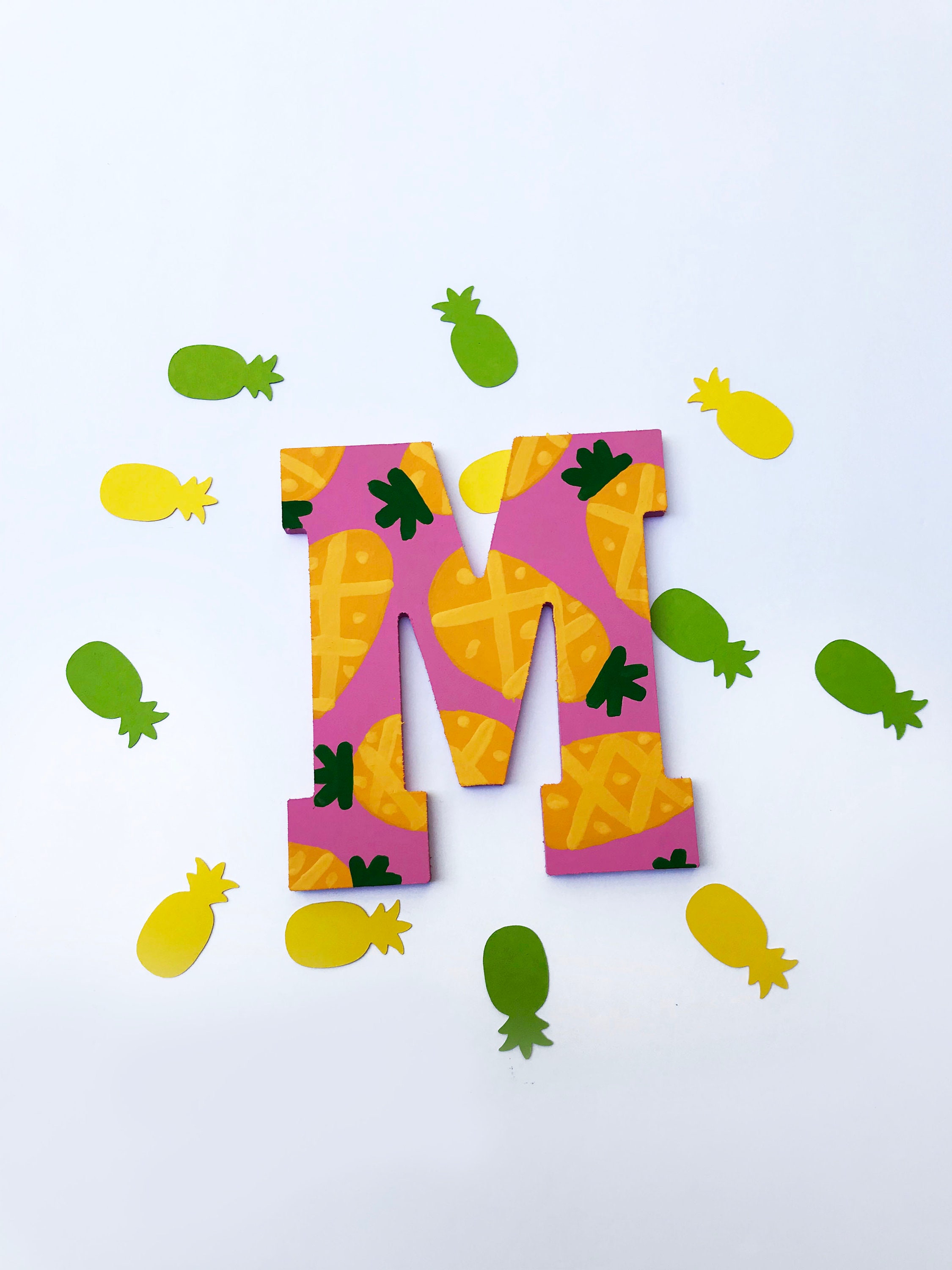 Pineapple letters pineapple decor pineapple print pineapple | Etsy