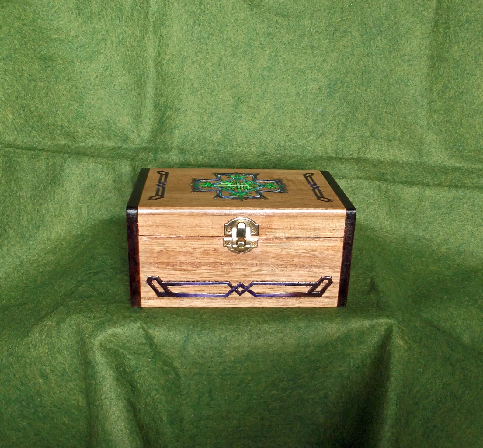 Cannabis Accessories Box / Stash Box/ Wood Burn Box/ 420/ Hemp ...