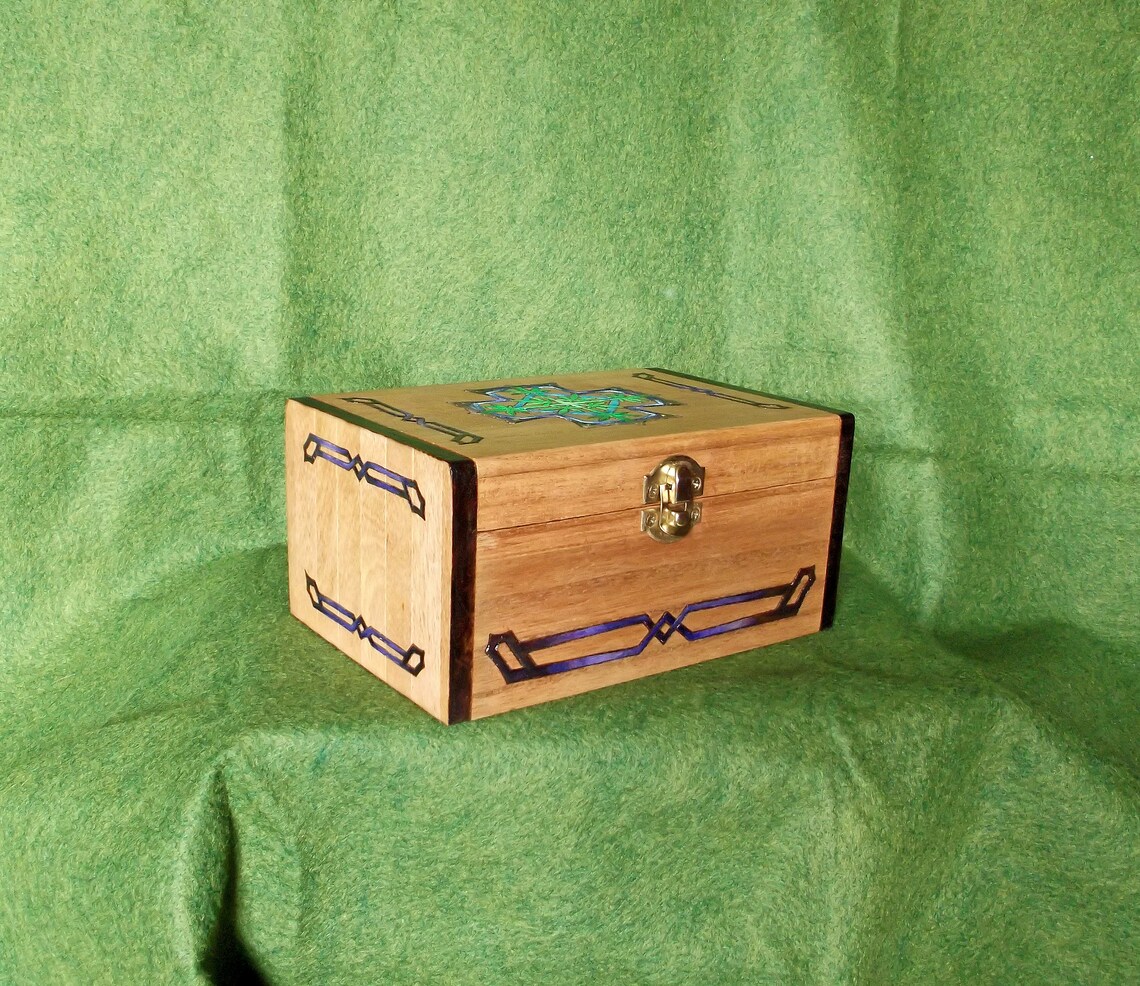 Cannabis Accessories Box / Stash Box/ Wood Burn Box/ 420/ Hemp ...