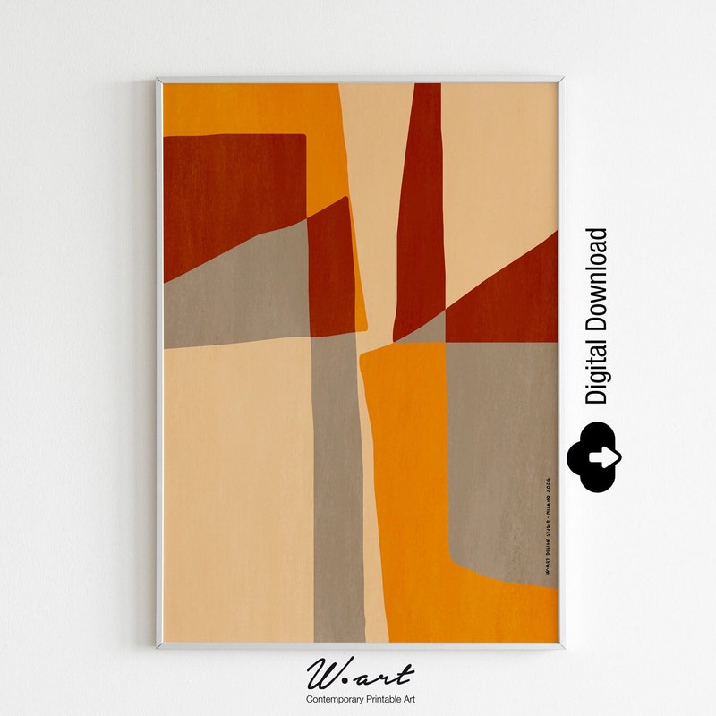 Color Block Art - Etsy