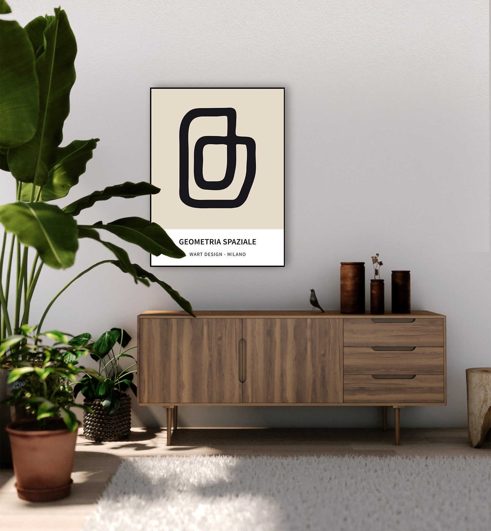 Contemporary Art Exhibition Poster, Modern Art Gallery Downloadable ...