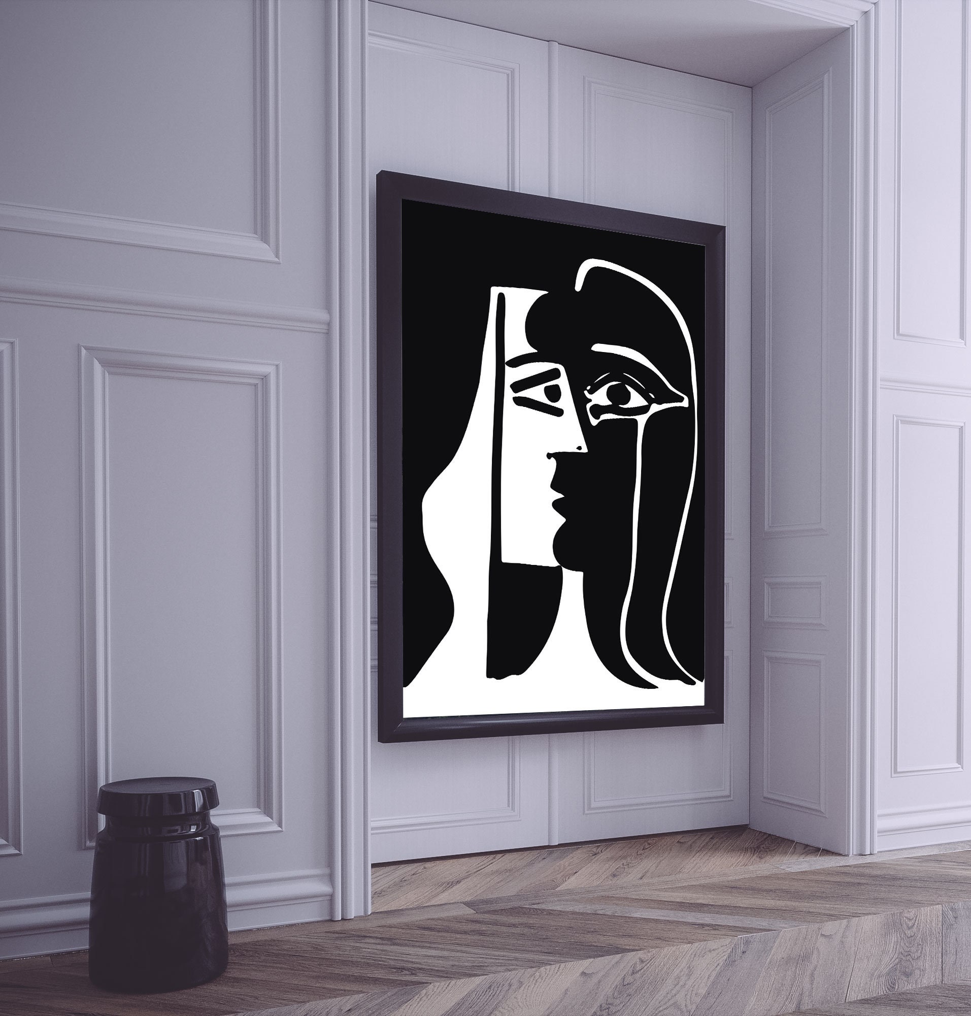 CUBISM PRINT Digital Download Cubism Art Poster Black and | Etsy