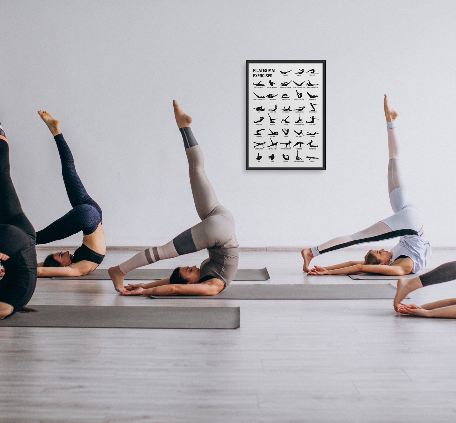 PILATES POSTER Digital DOWNLOAD Pilates Art Downloadable - Etsy