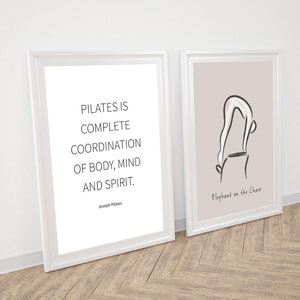 Pilates Print, Pilates Quote, Pilates Art, Pilates Gift, Motivational ...