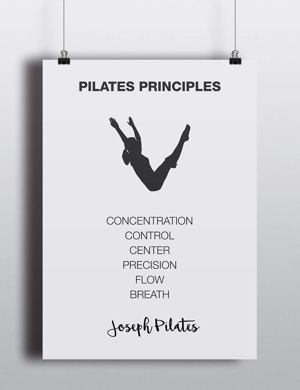 PILATES POSTER Pilates Art Print Pilates Studio Decor - Etsy