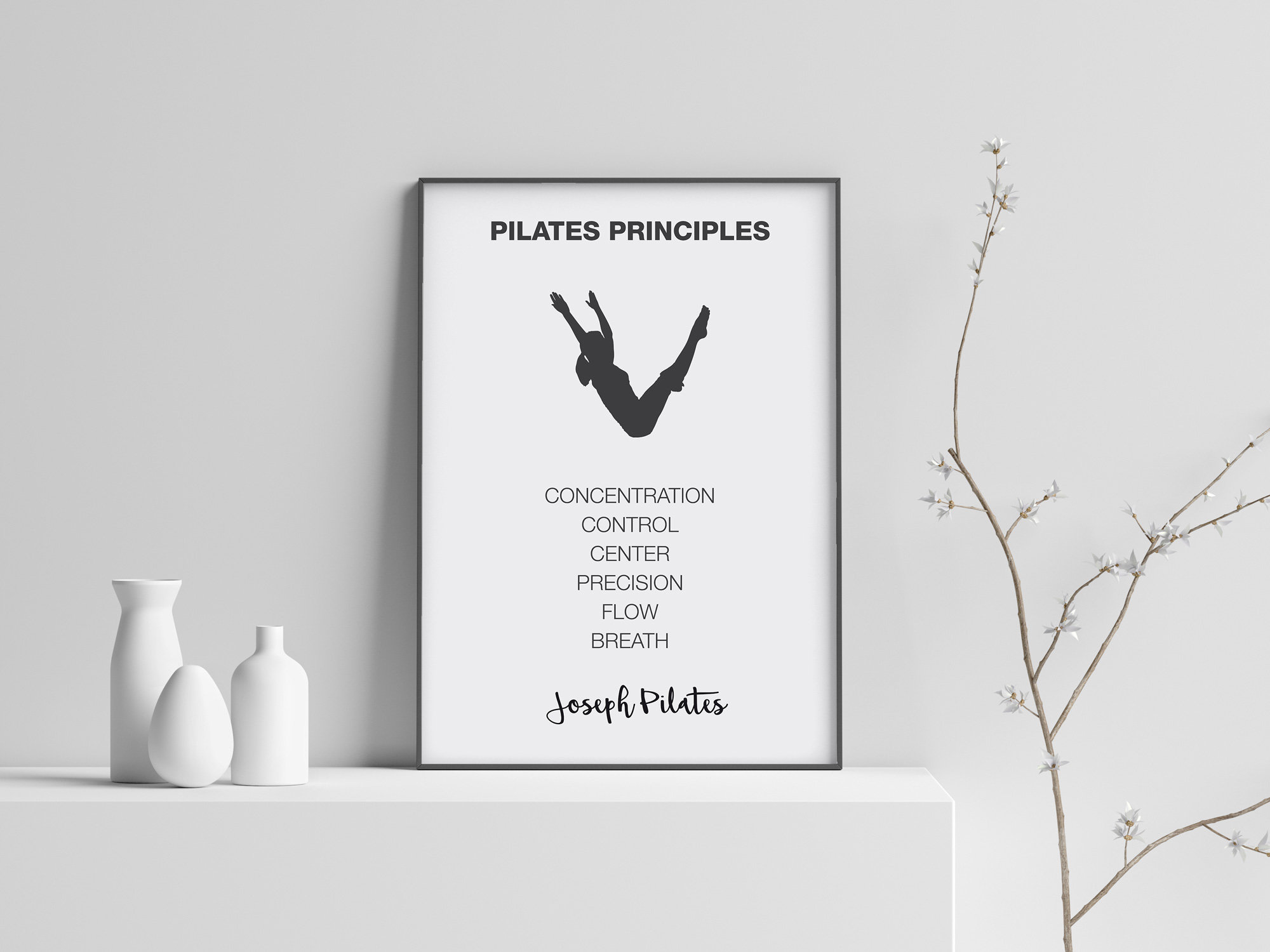 PILATES POSTER Pilates Art Print Pilates Studio Decor - Etsy