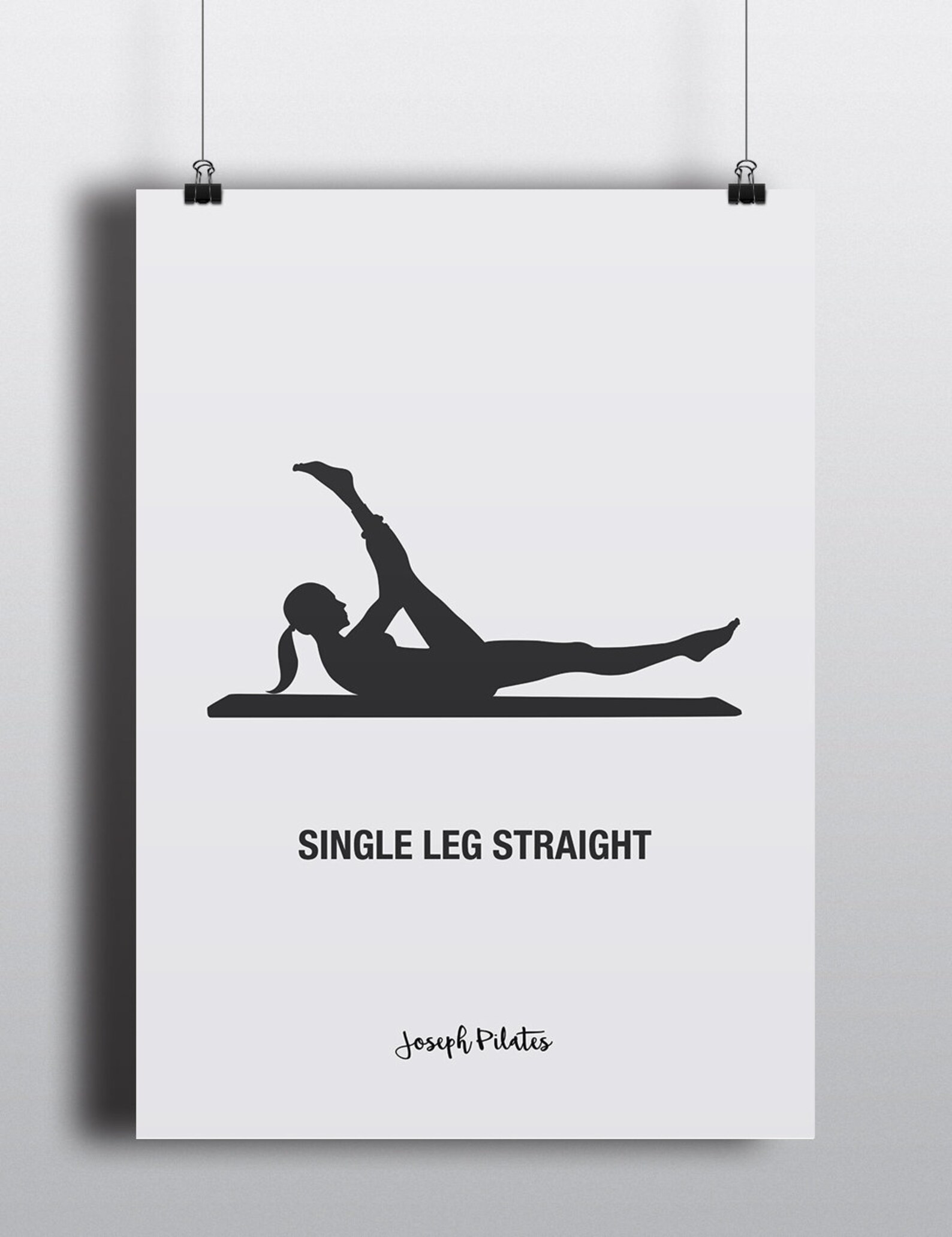 PILATES POSTER Pilates Print Pilates Studio Decor Pilates | Etsy