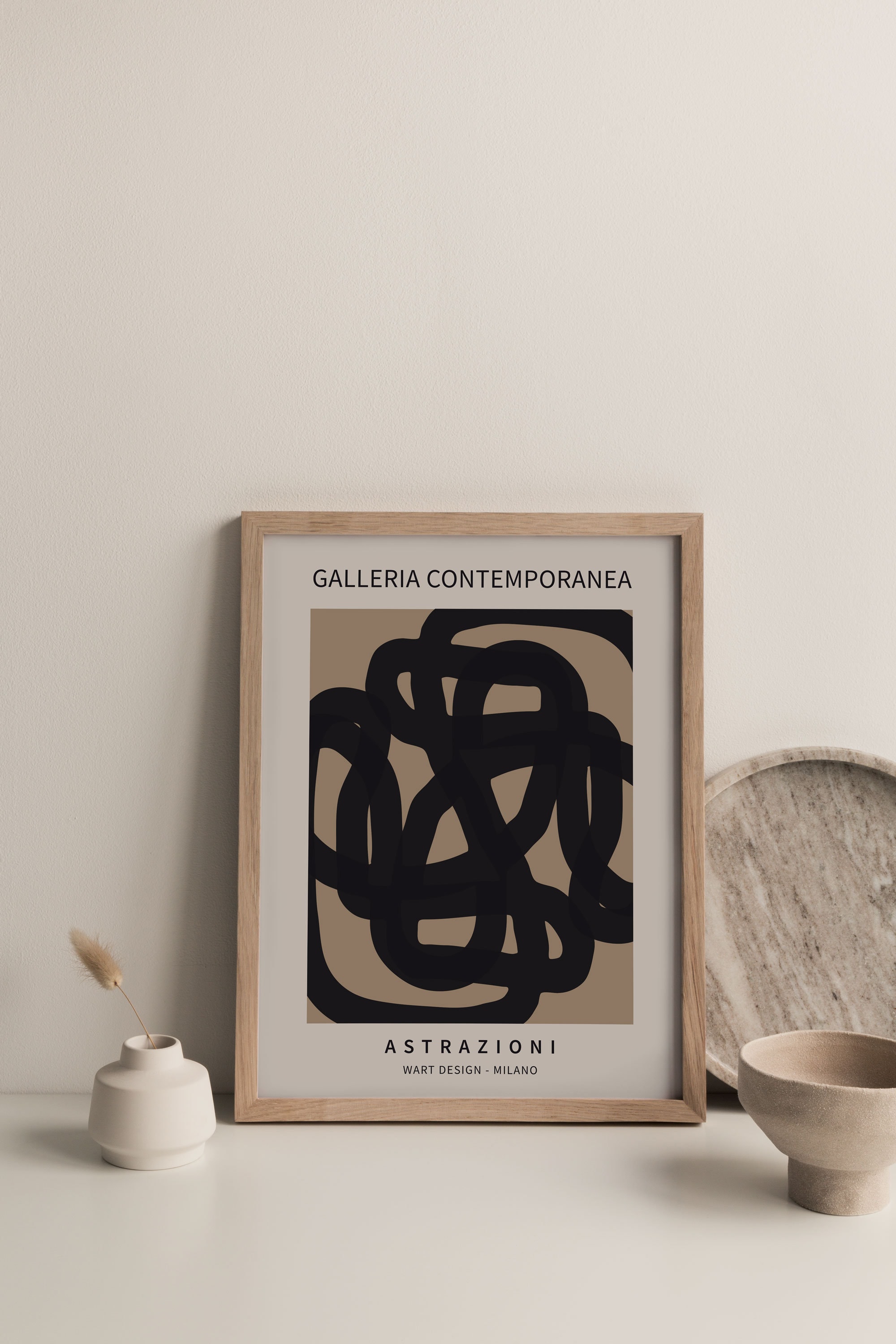 Abstract Black Lines Exhibition Poster Downloadable Print - Etsy