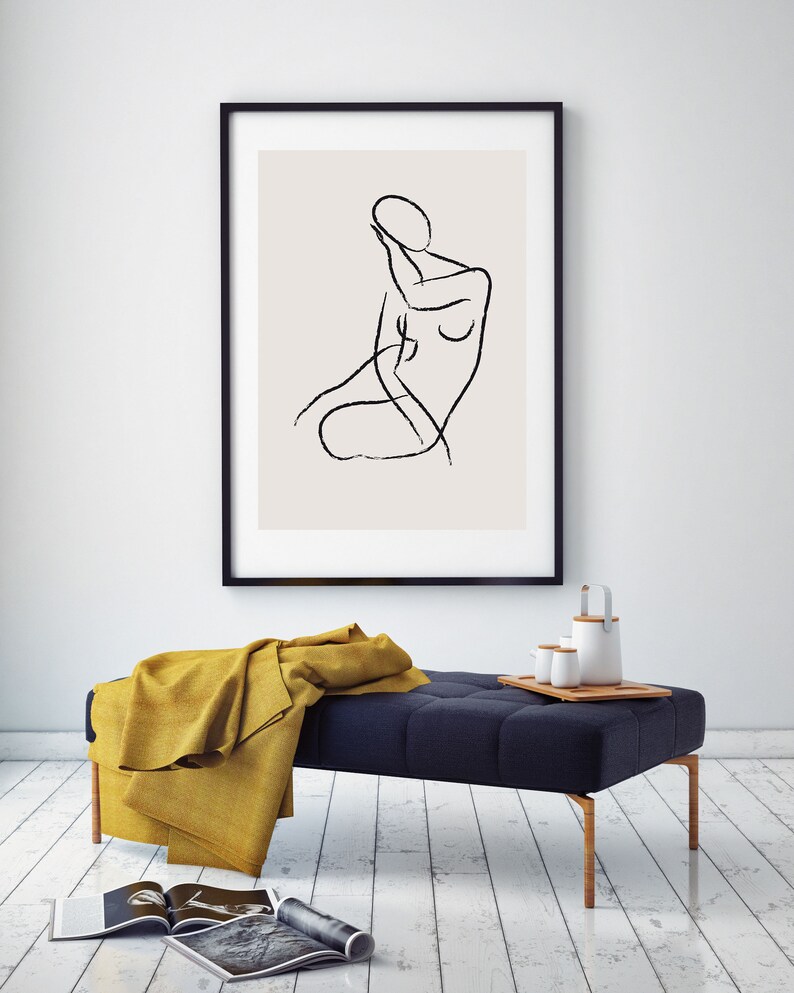Figure Drawing Downloadable Print Charcoal Drawing Printable - Etsy