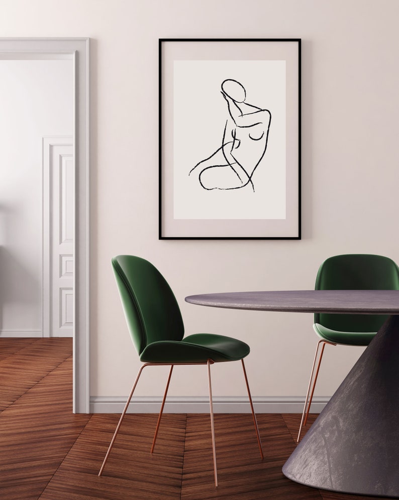 Figure Drawing Downloadable Print Charcoal Drawing Printable - Etsy