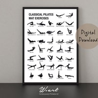 Pilates Posters - Etsy