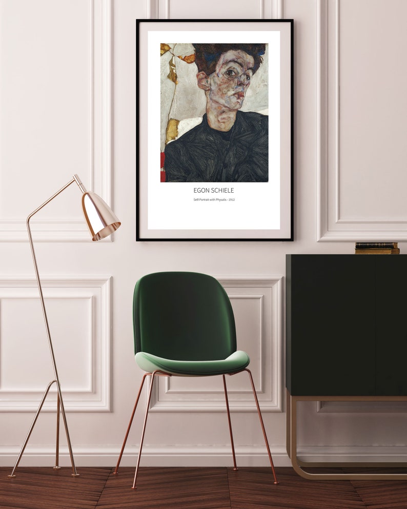 Egon Schiele Poster Digital Download Egon Schiele Print Egon | Etsy