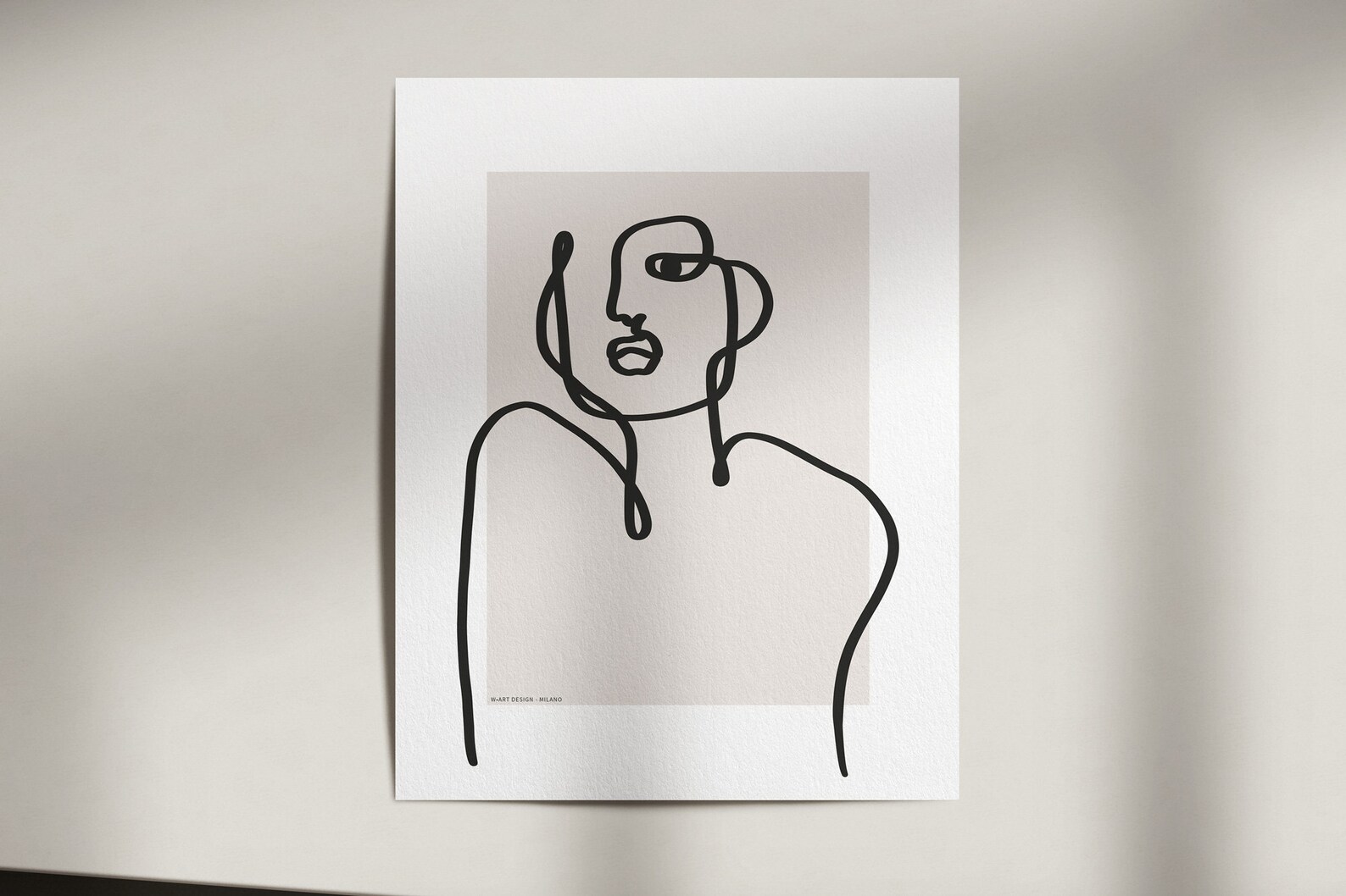 Abstract Female Line Art Digital Download Continuous Line | Etsy