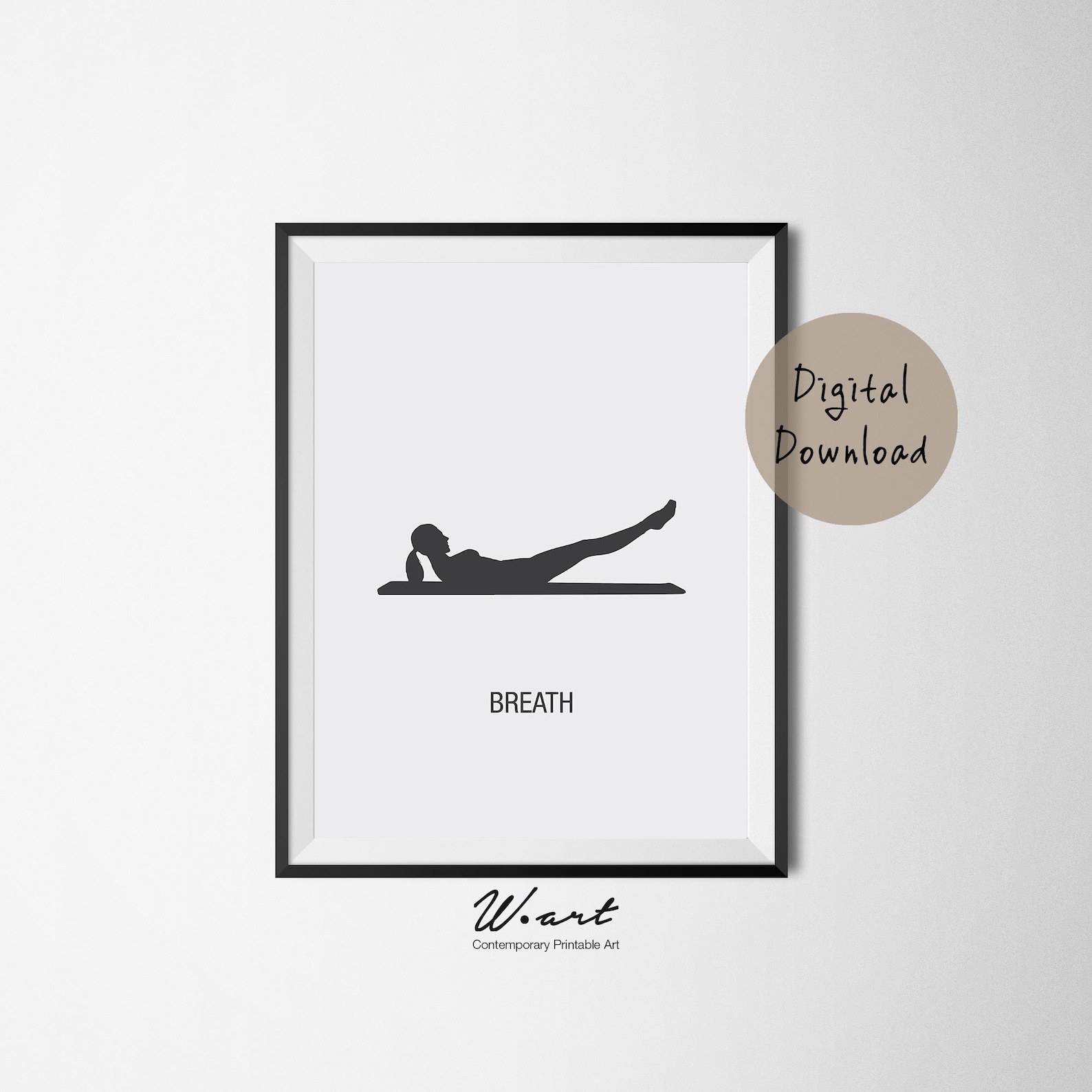 PILATES POSTER Set of 6 Pilates Poster Pilates Art Print - Etsy