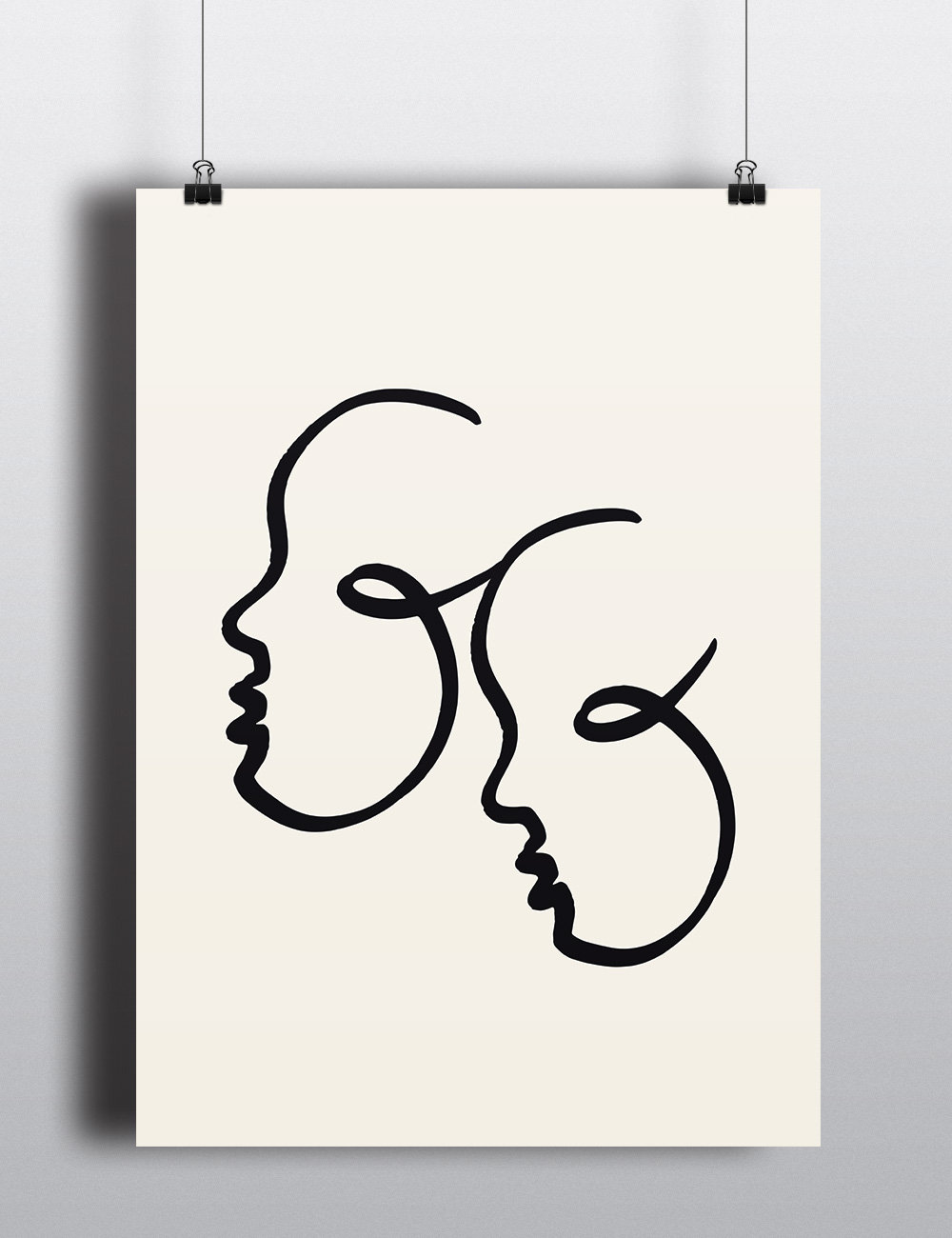 One Line Art Printable minimal Line Art One Line Drawing | Etsy