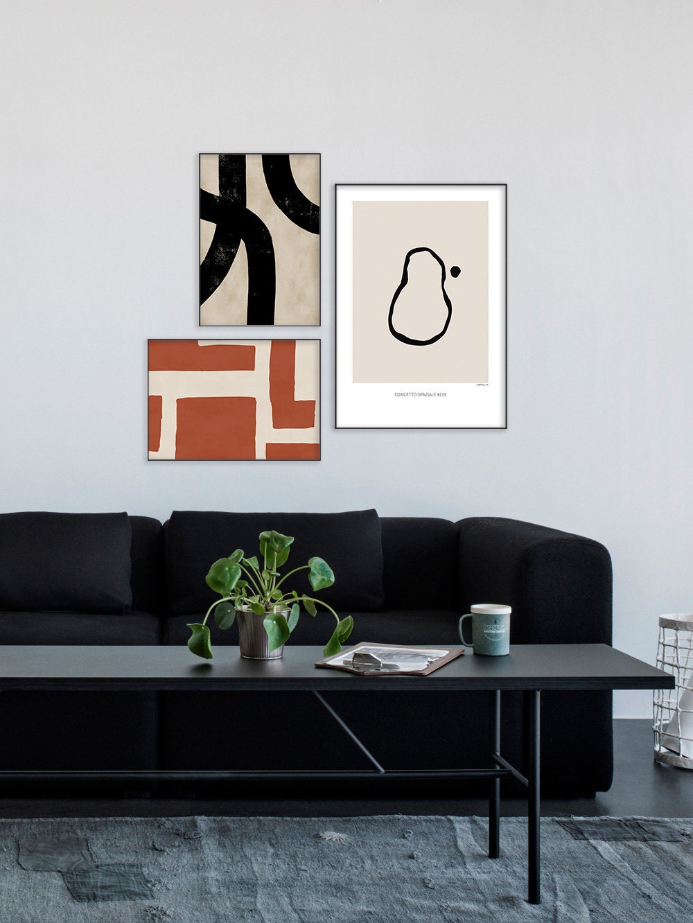 MINIMAL ABSTRACT ART Digital Download Minimalist Printable - Etsy