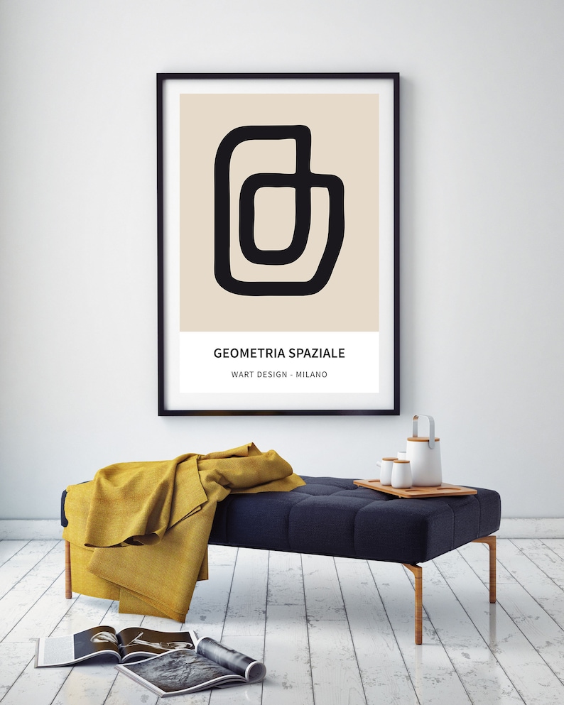 Contemporary Art Exhibition Poster, Modern Art Gallery Downloadable ...