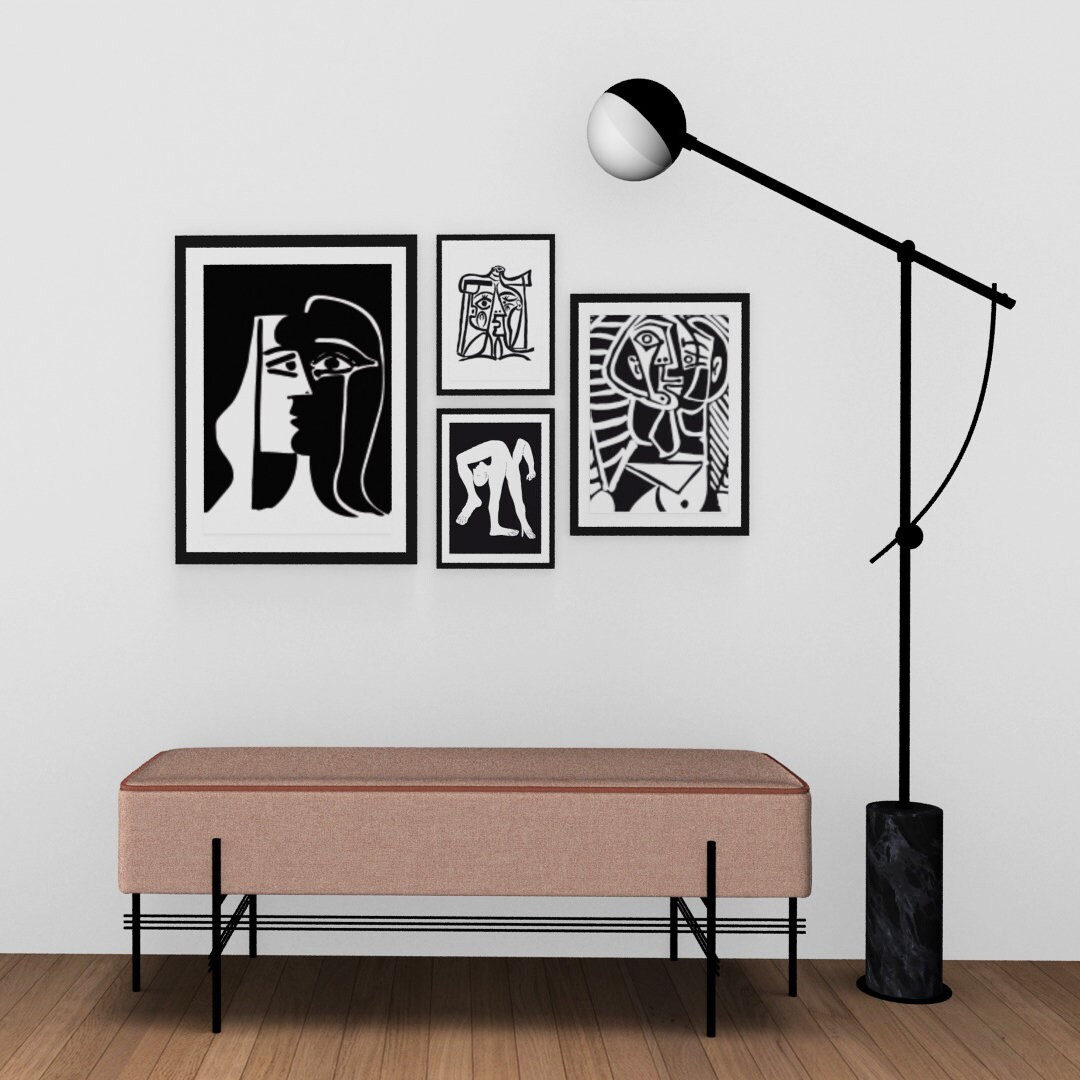 CUBISM PRINT Digital Download Cubism Art Poster Black and | Etsy