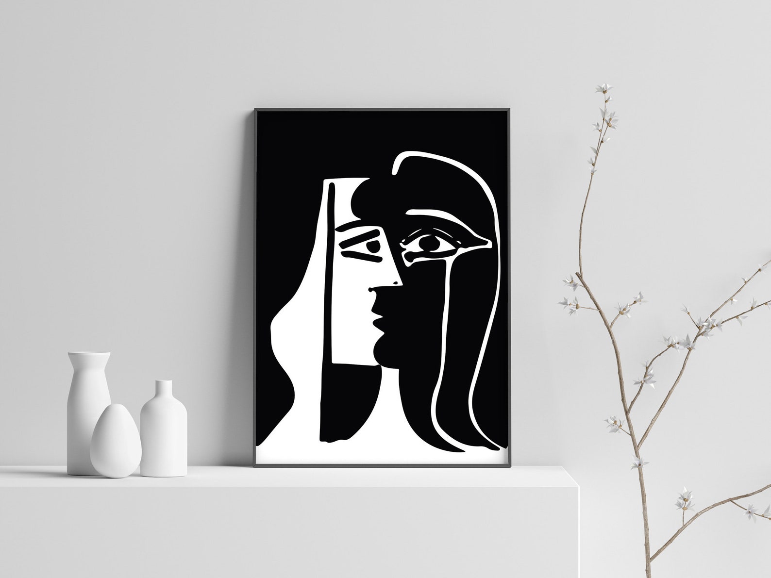 CUBISM PRINT Digital Download Cubism Art Poster Black and - Etsy