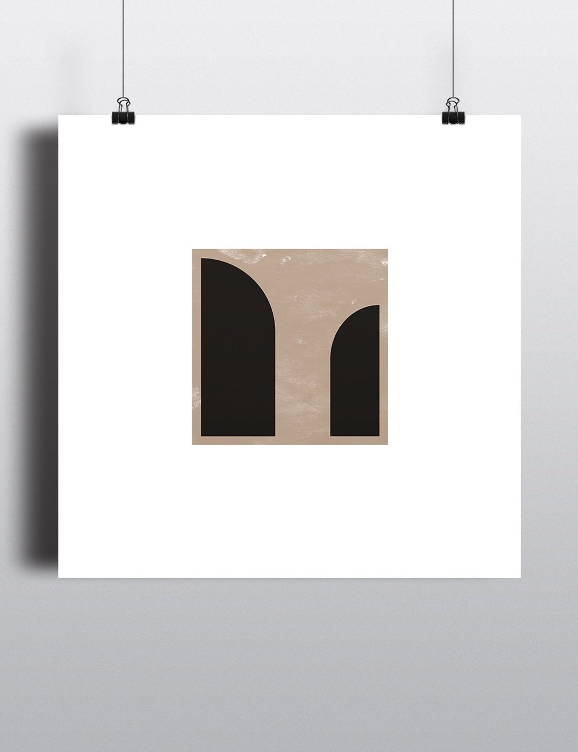 Gallery Wall Set Abstract Square Prints Set of 6 Prints - Etsy