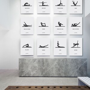 PILATES POSTER, Pilates Print, Pilates Studio Decor, Pilates ...