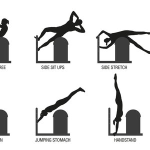 PILATES LADDER BARREL Exercises Chart Digital Download, Pilates Studio ...