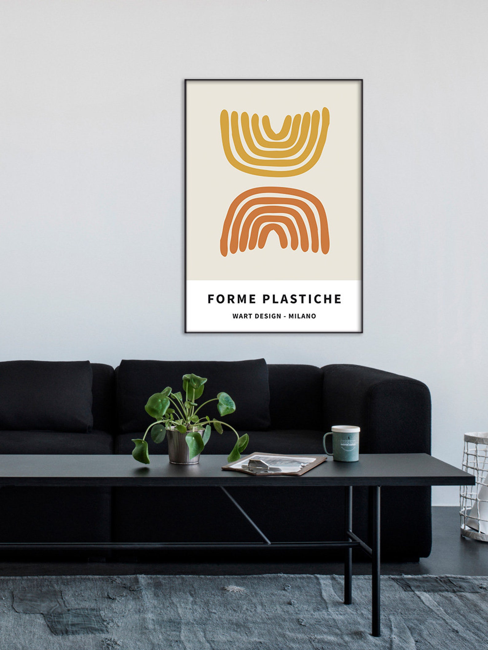 Italian Exhibition Poster Digital Download Mid Century Modern | Etsy