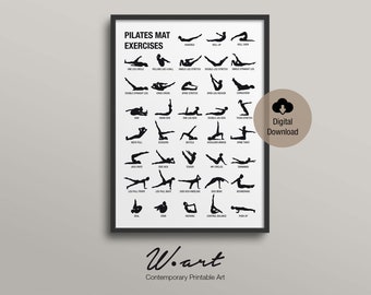 Pilates Poster - Etsy