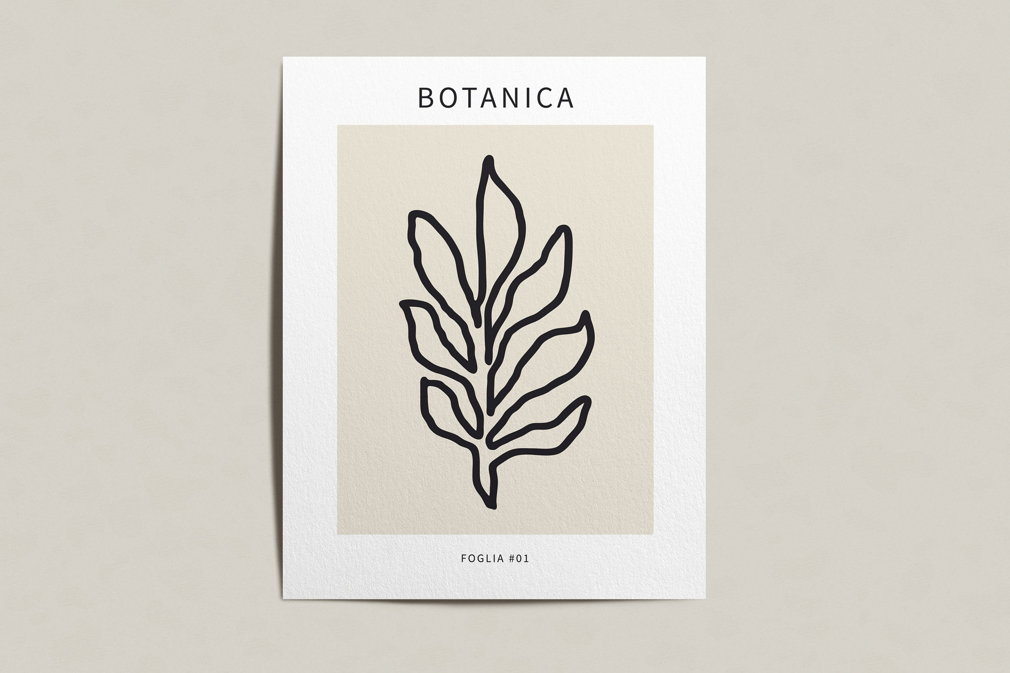 BOTANICAL LINE Art DOWNLOADABLE Print Black Lines Printable | Etsy