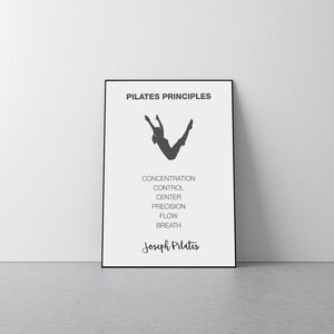 PILATES POSTER - Pilates Art Print - Pilates Studio Decor - Pilates ...