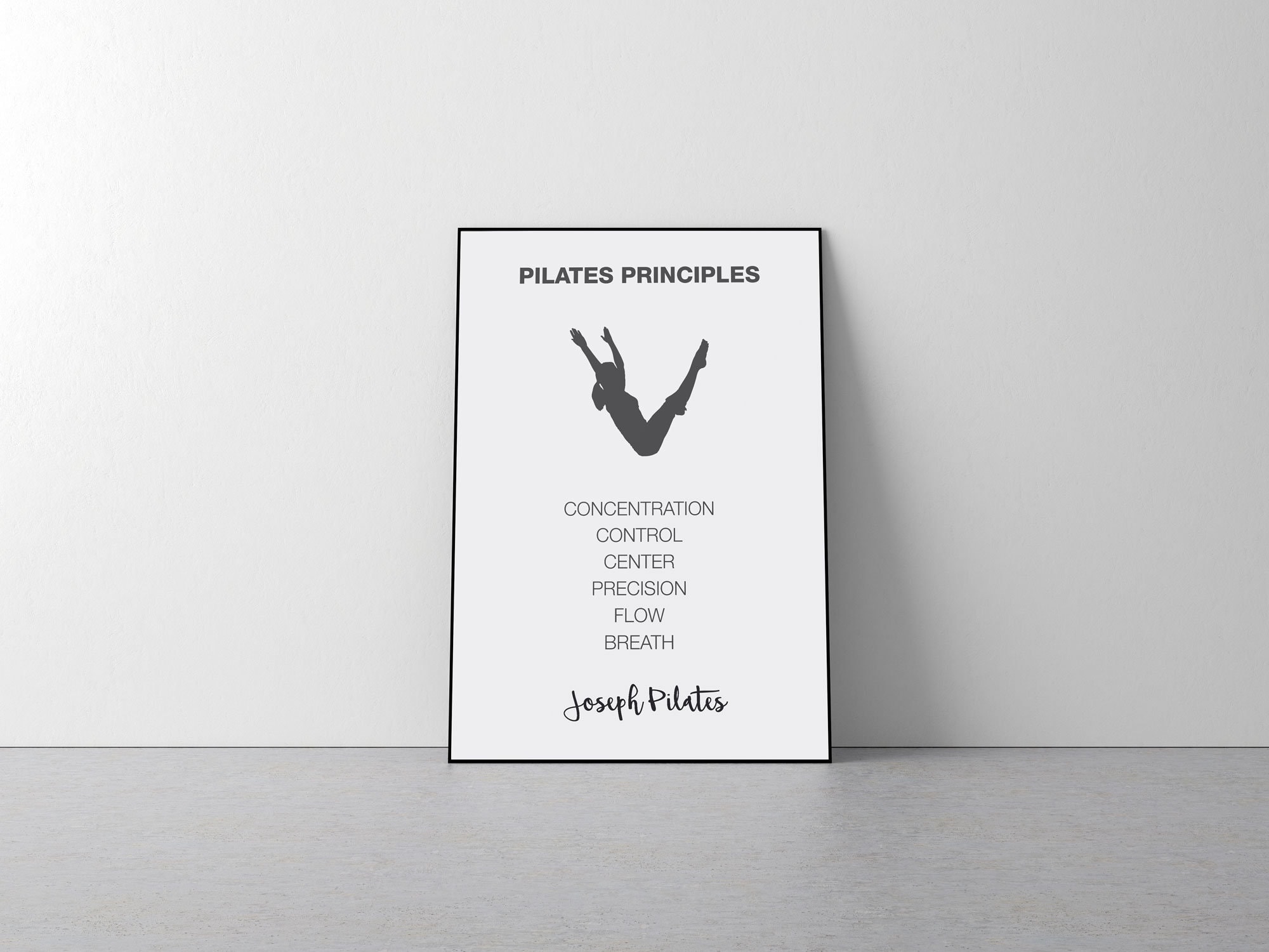 PILATES POSTER Pilates Art Print Pilates Studio Decor - Etsy
