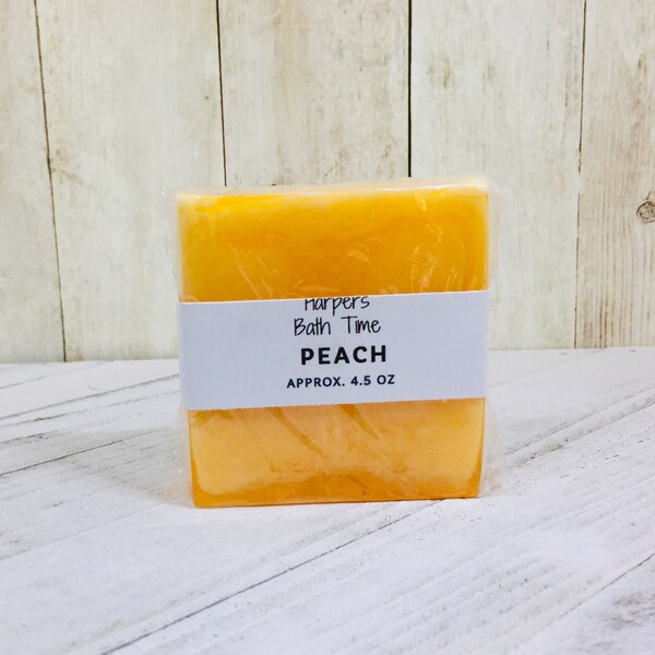 Peach Soap - Etsy