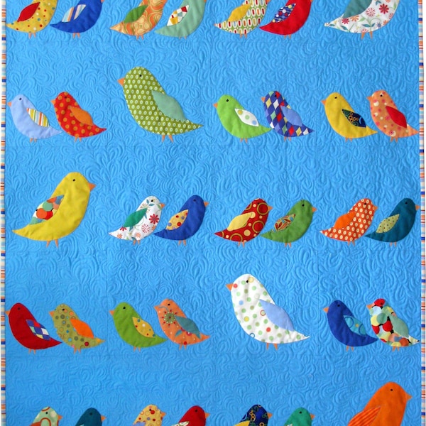 Bird Quilt - Etsy
