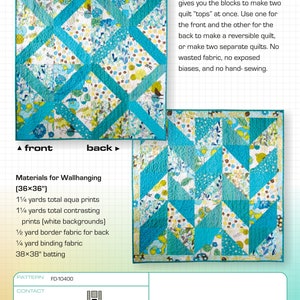 Slash/backslash Quilt Pattern for Reversible Pieced Quilt - Etsy
