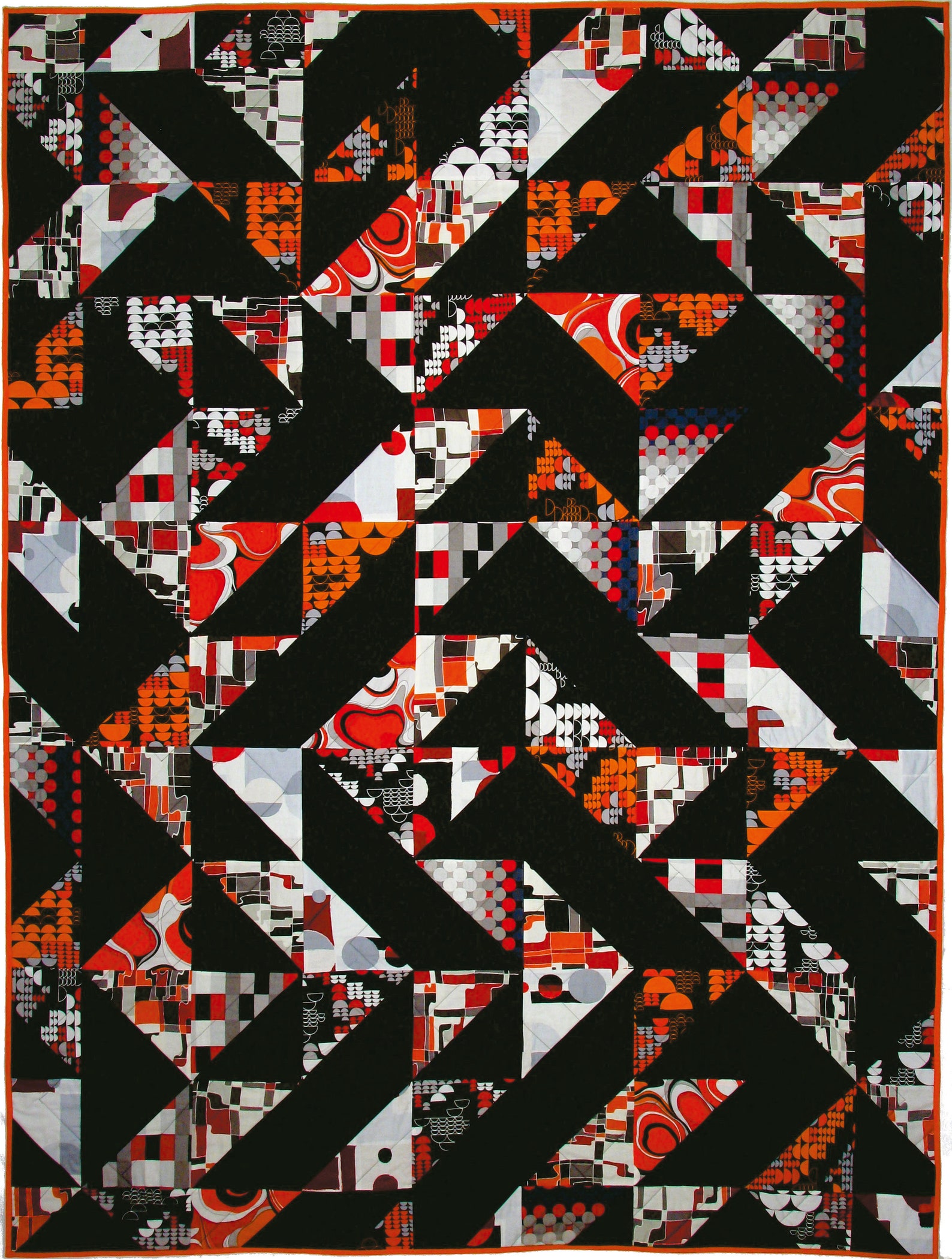 Slash/backslash Quilt Pattern for Reversible Pieced Quilt - Etsy