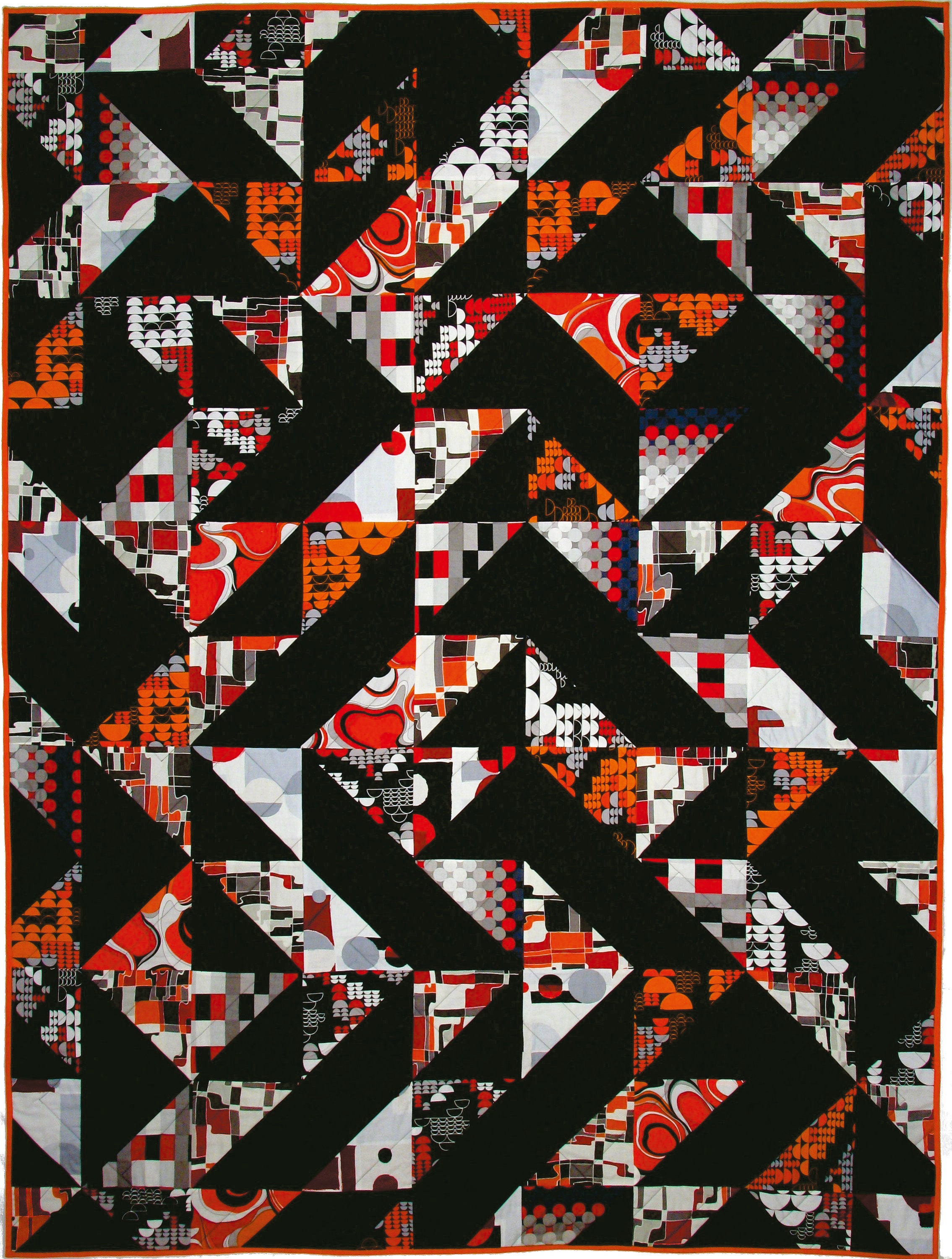 Slash/backslash Quilt Pattern for Reversible Pieced Quilt - Etsy