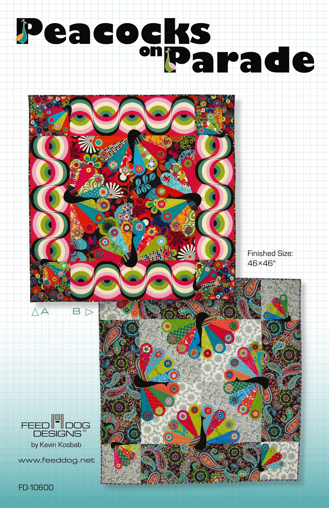Peacocks on Parade Quilt Pattern (dresden Fans) - Etsy