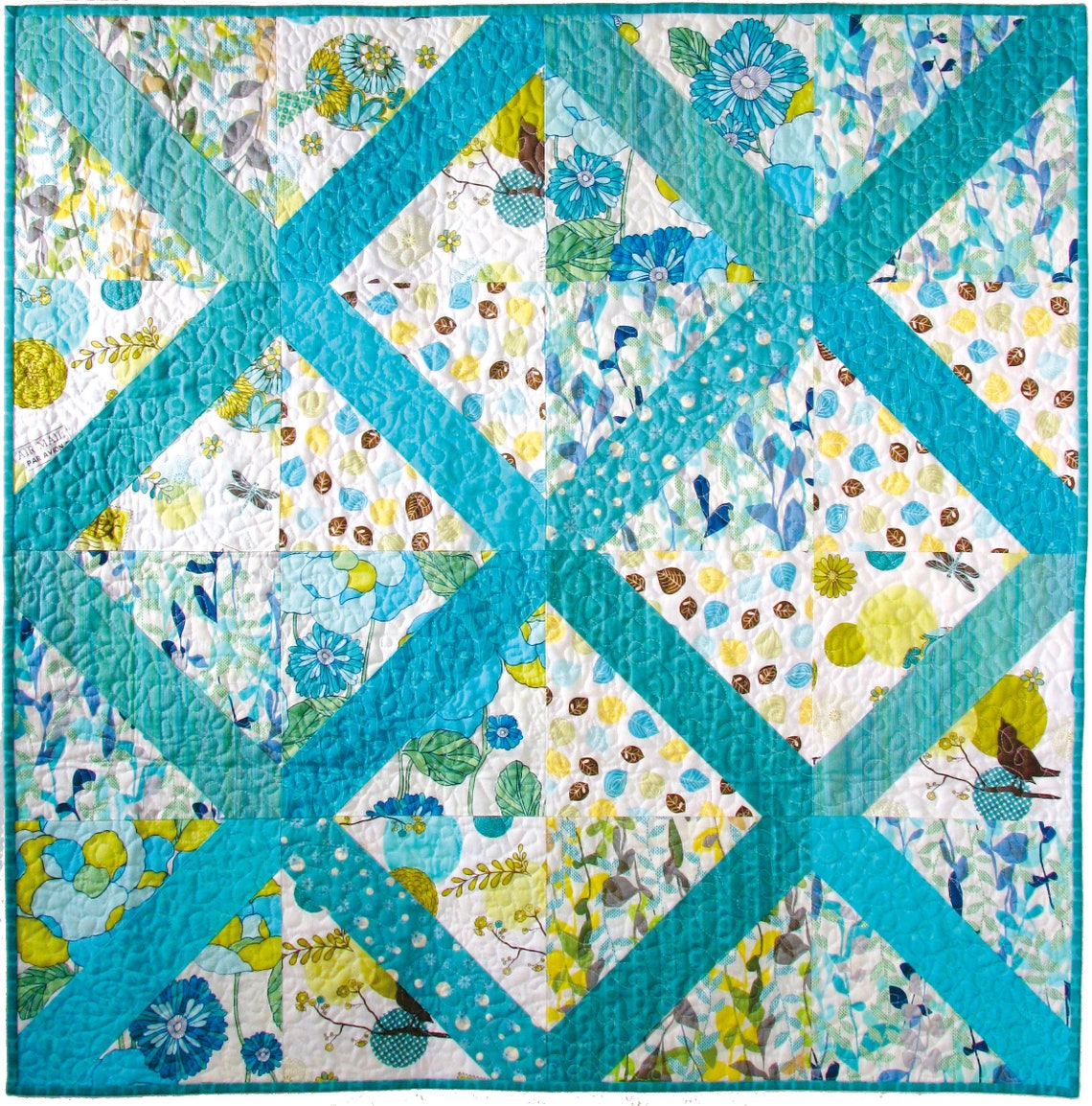 Slash/backslash Quilt Pattern for Reversible Pieced Quilt - Etsy