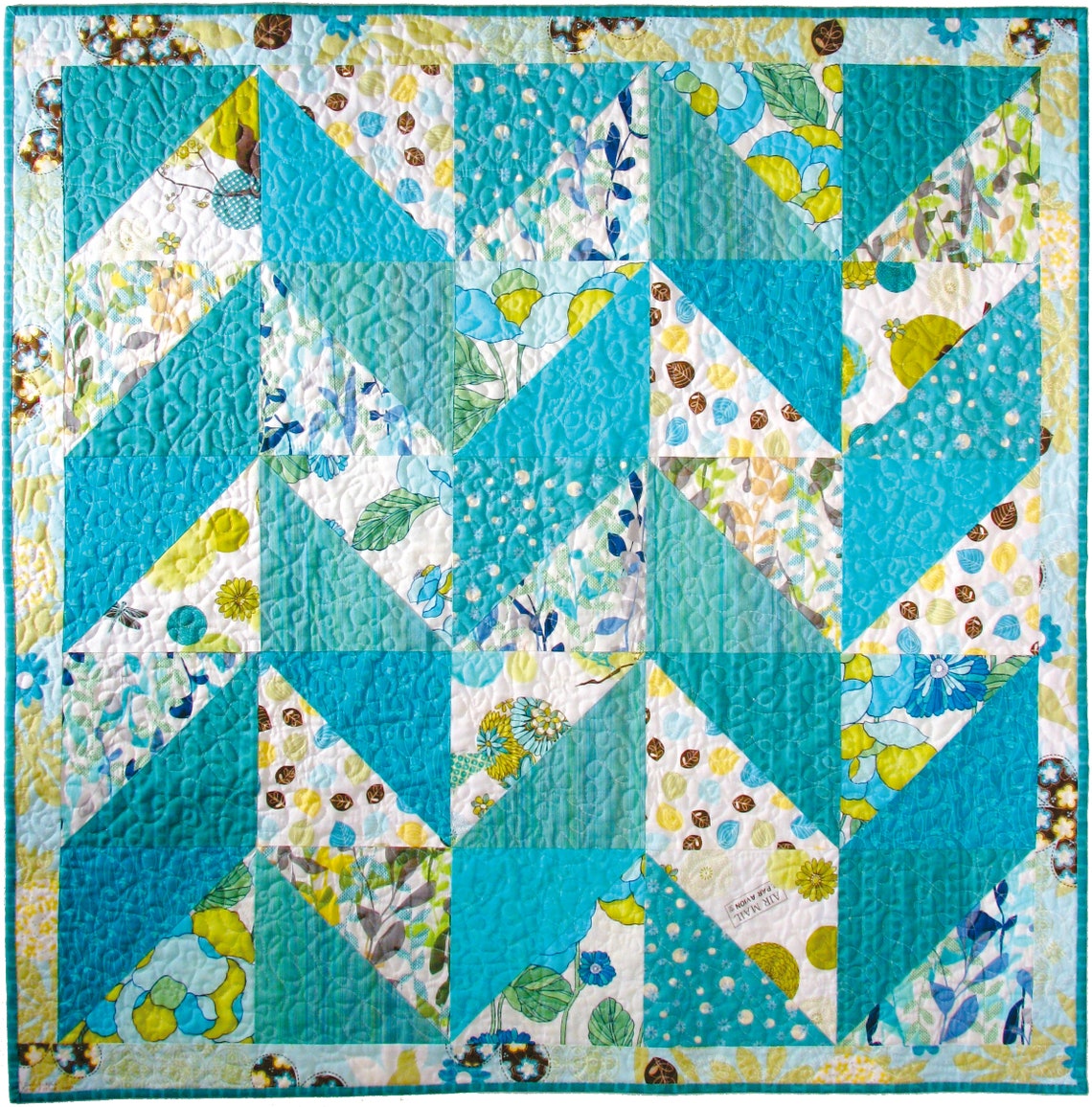 Slash/backslash Quilt Pattern for Reversible Pieced Quilt - Etsy