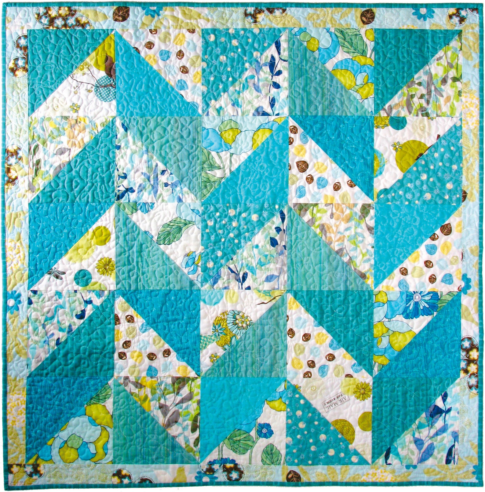 Slash/backslash Quilt Pattern for Reversible Pieced Quilt - Etsy