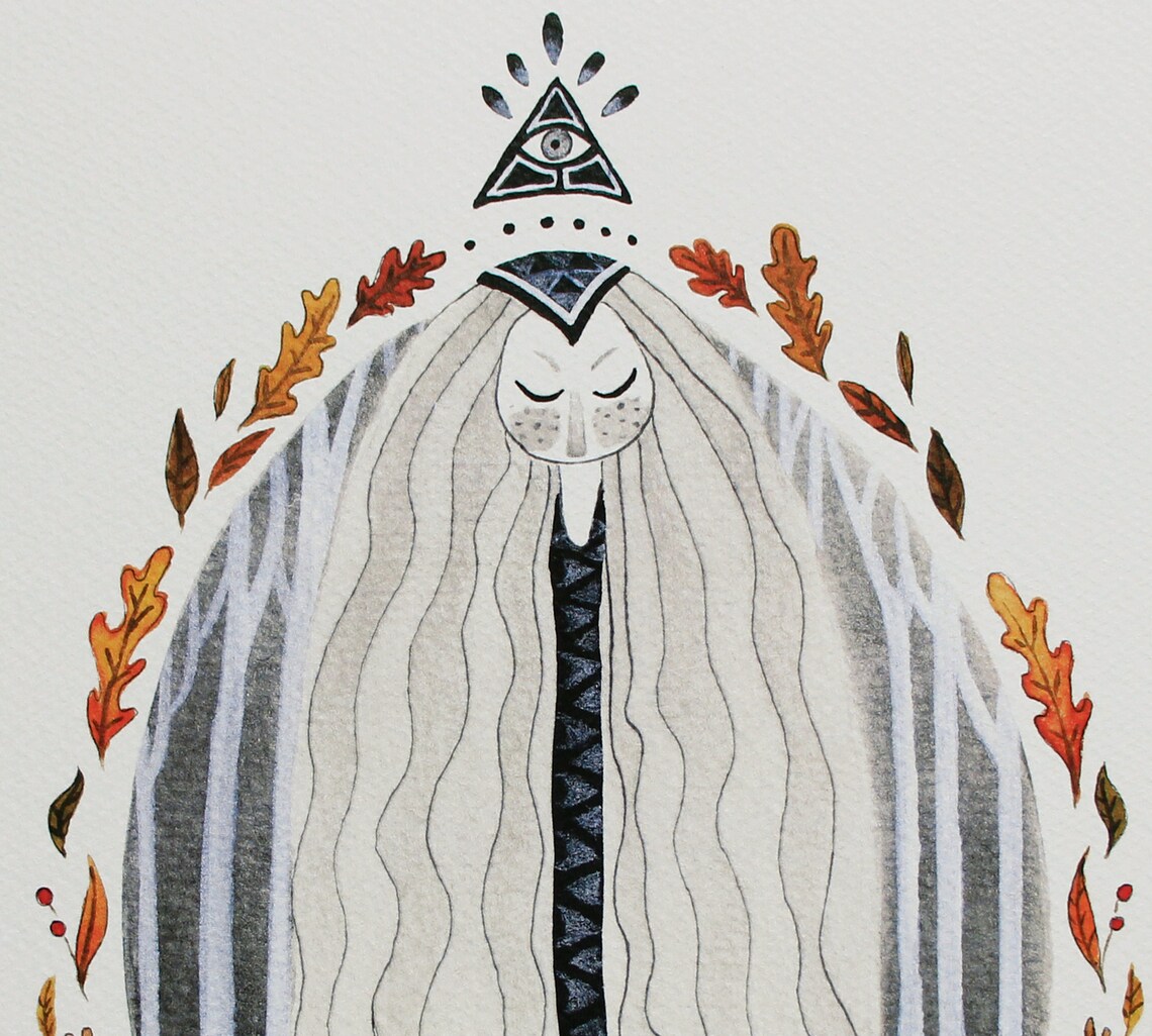 Druid - A4 Poster - Etsy