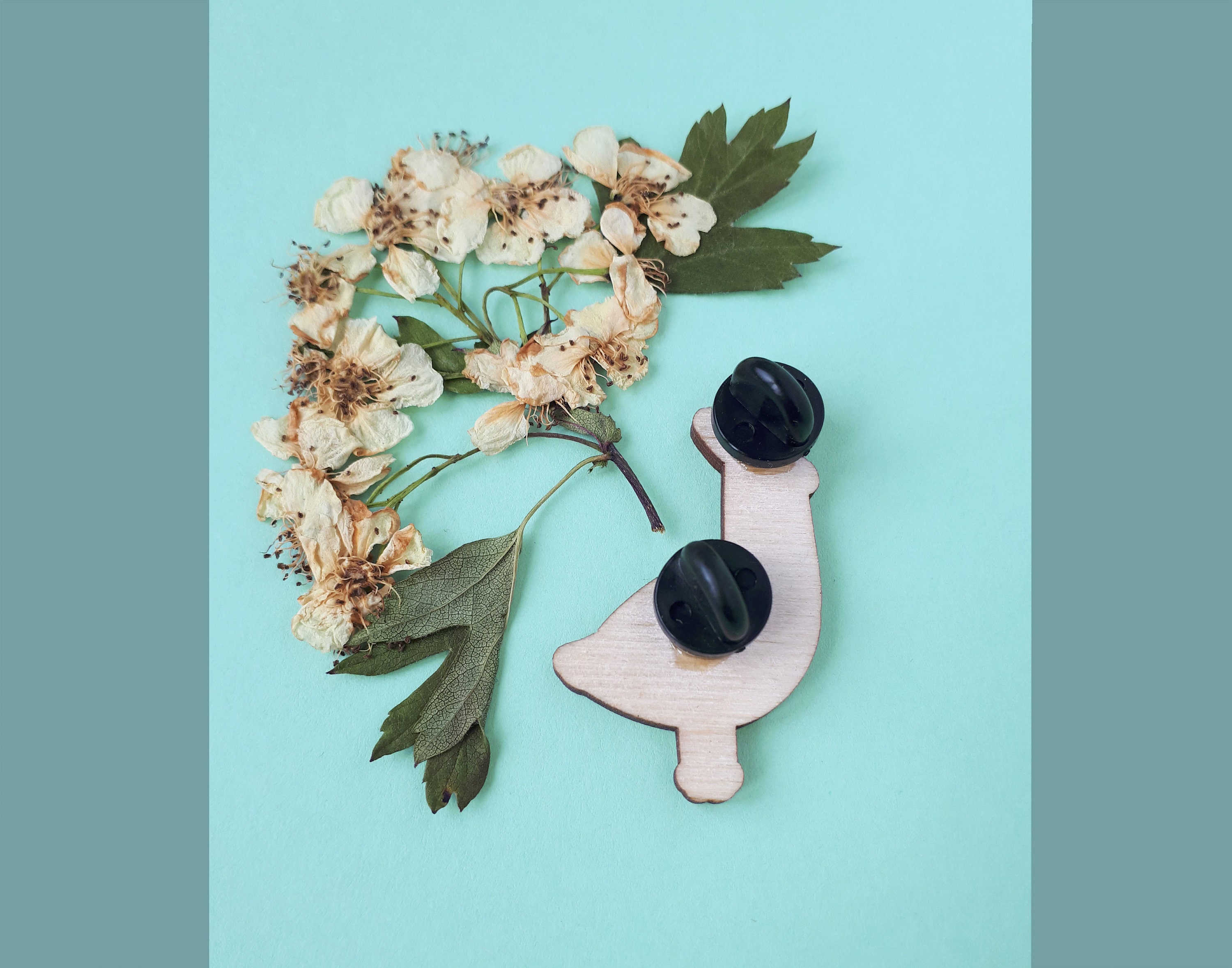 Paper Hat Pigeon - Wooden Pin - Etsy
