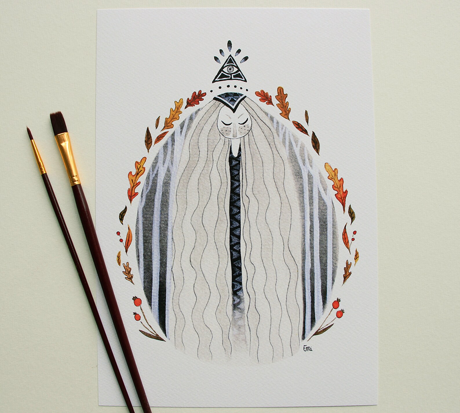 Druid - A4 Poster - Etsy